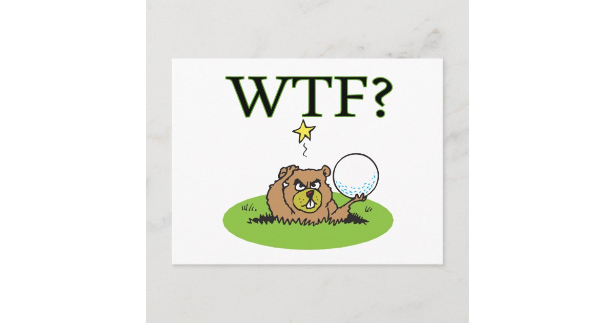 Angry Gopher Postcard | Zazzle