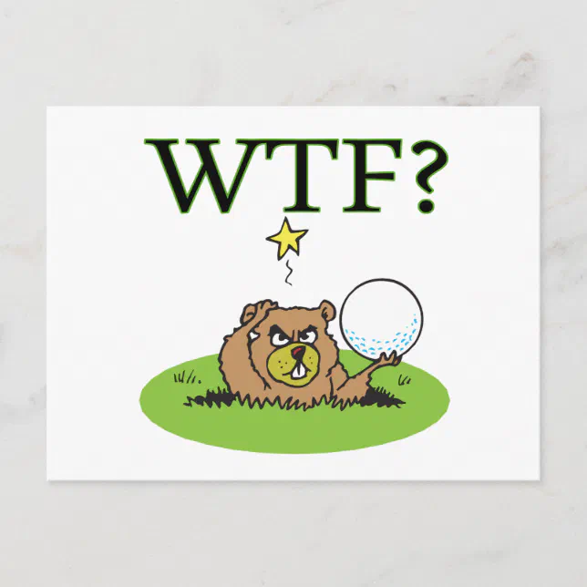 Angry Gopher Postcard | Zazzle