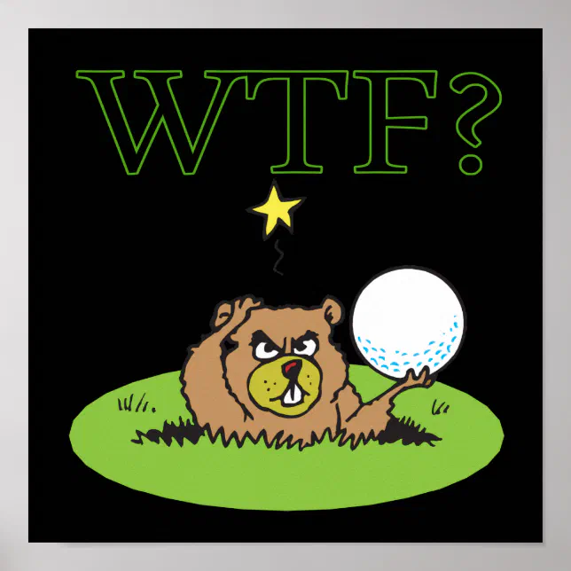 Angry Gopher Poster | Zazzle