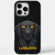 Angry Labrador Retriever Black Case-Mate iPhone Case | Zazzle