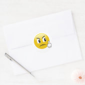 Angry Middle Finger Emoji Stickers | Zazzle