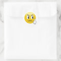 Angry Middle Finger Emoji Stickers | Zazzle