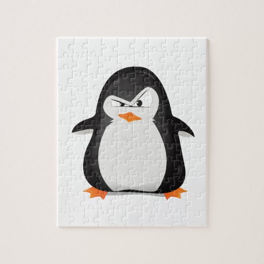 Angry Penguin Jigsaw Puzzle | Zazzle.com