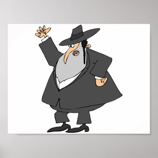 Angry Rabbi Poster | Zazzle.com