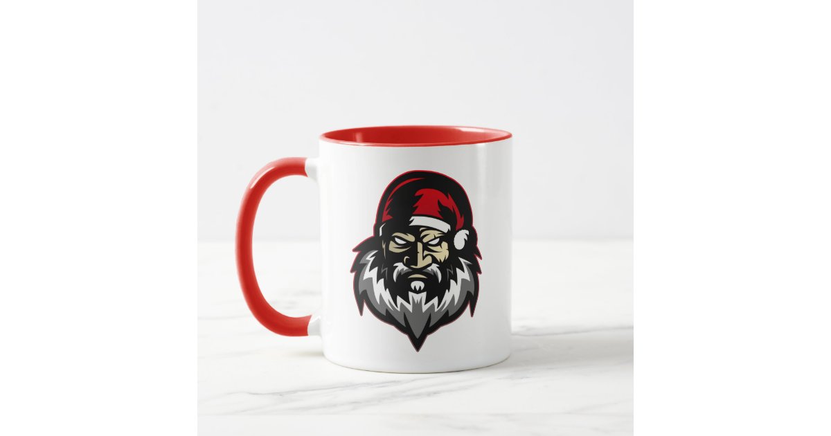 Angry Santa Middle Finger Mug | Zazzle