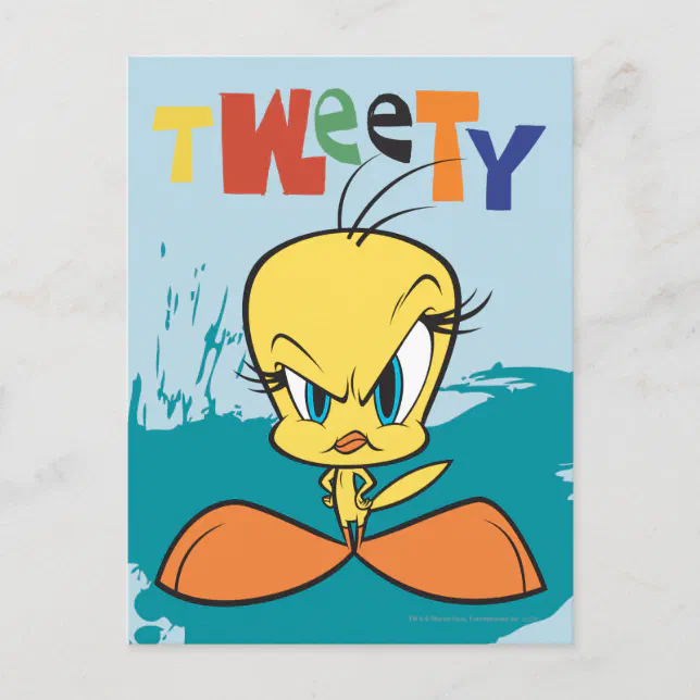 Angry Tweety Postcard | Zazzle
