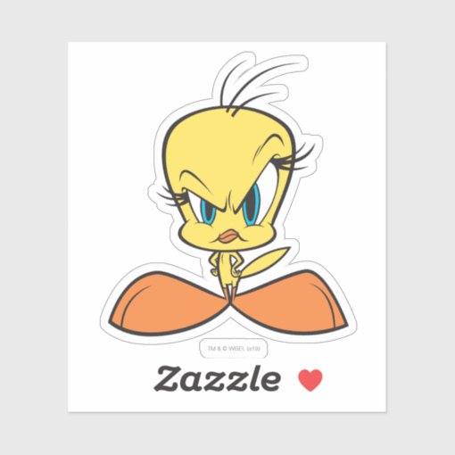 Angry TWEETY™ Sticker | Zazzle