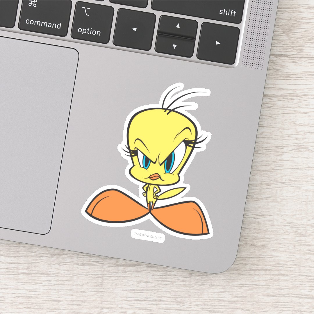 Angry Tweety Sticker | Zazzle