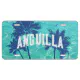 Anguilla Caribbean Palm Tree License Plate | Zazzle