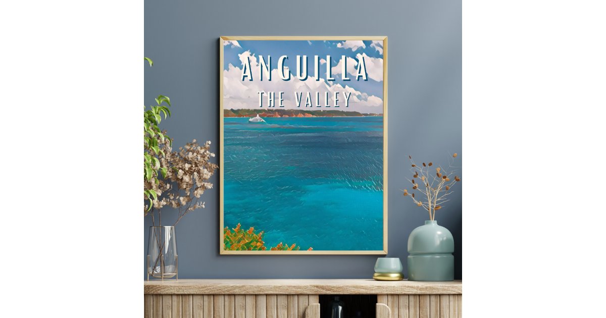 Anguilla: L'île paradisiaque aux plages de rêve Poster | Zazzle