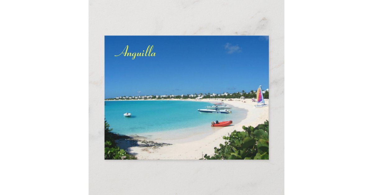 Anguilla postcard | Zazzle