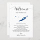 Anguilla Wedding Welcome Letter Itinerary Card | Zazzle