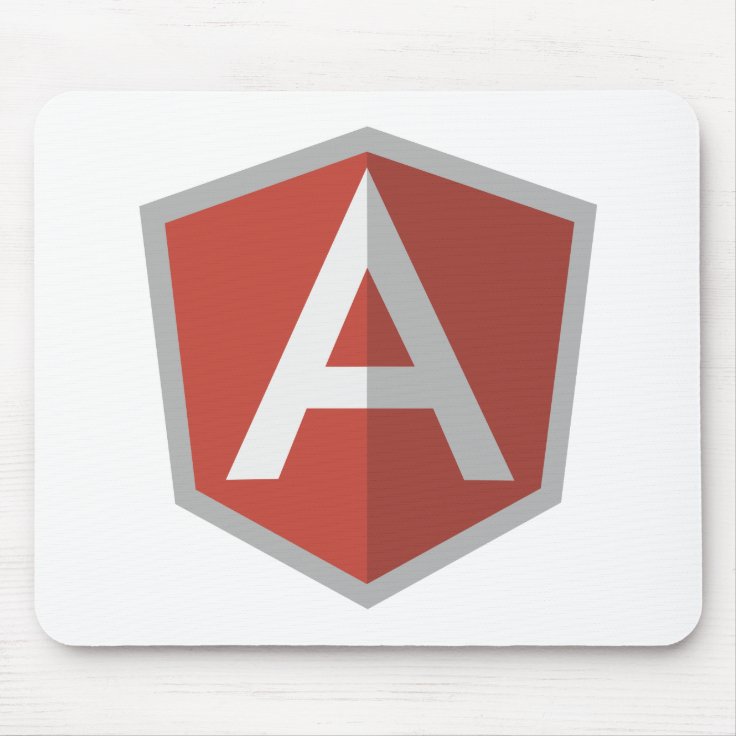 AngularJS Shield Logo Mouse Pad | Zazzle