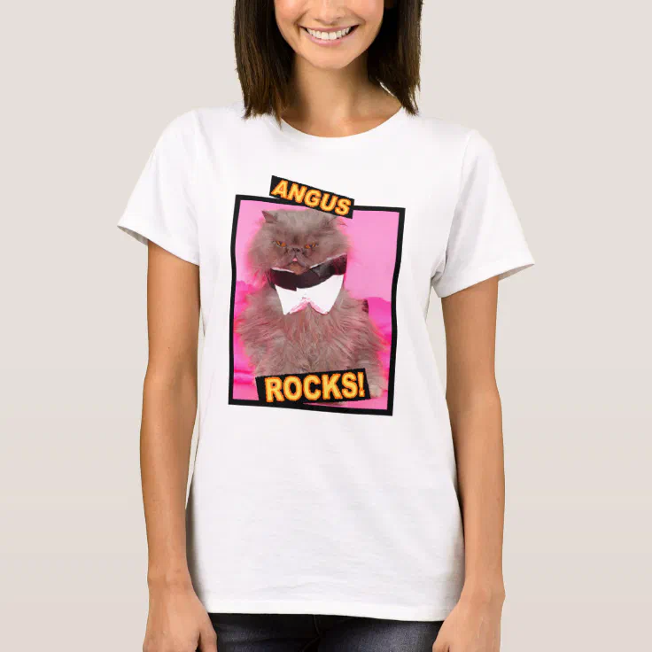 Angus rocks shirt | Zazzle