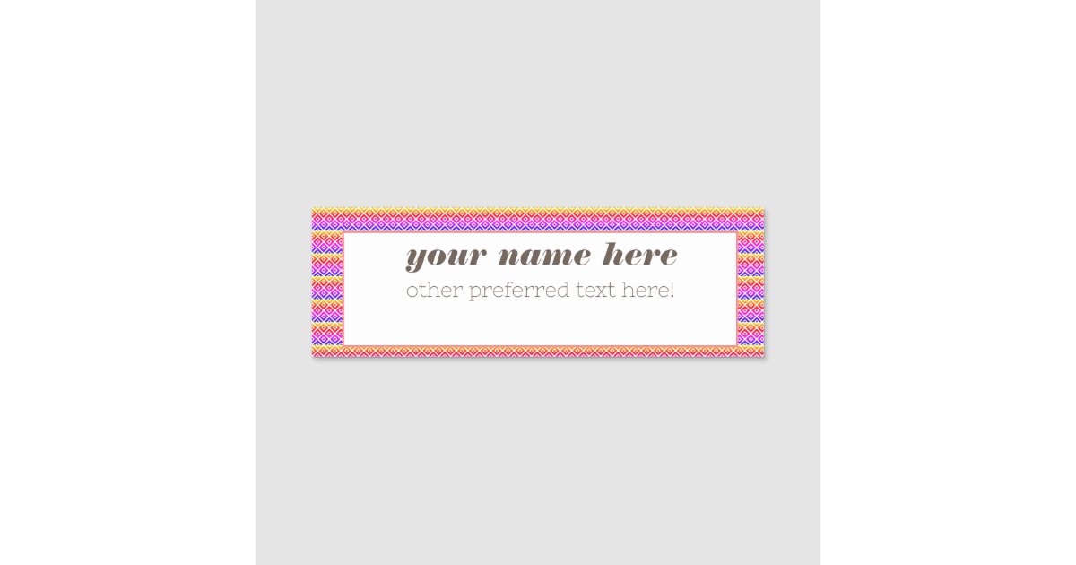 Ani Bere Enso Gya Self Containment Adinkra Symbol Name Tag | Zazzle