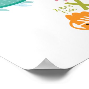 Animal Alphabet Kids Nursery Home School Classroom Poster | Zazzle