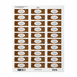 Animal, animal print, Leopard ,cheetah Label | Zazzle