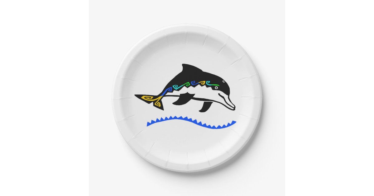 Animal - Cute - DOLPHIN - Nature - Party - Paper Plates | Zazzle