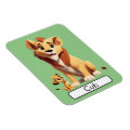 Animal Flashcard Lion/Cub, kids, animals, Learning Magnet | Zazzle