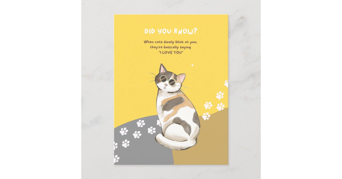 Animal Fun Fact Postcards | Zazzle