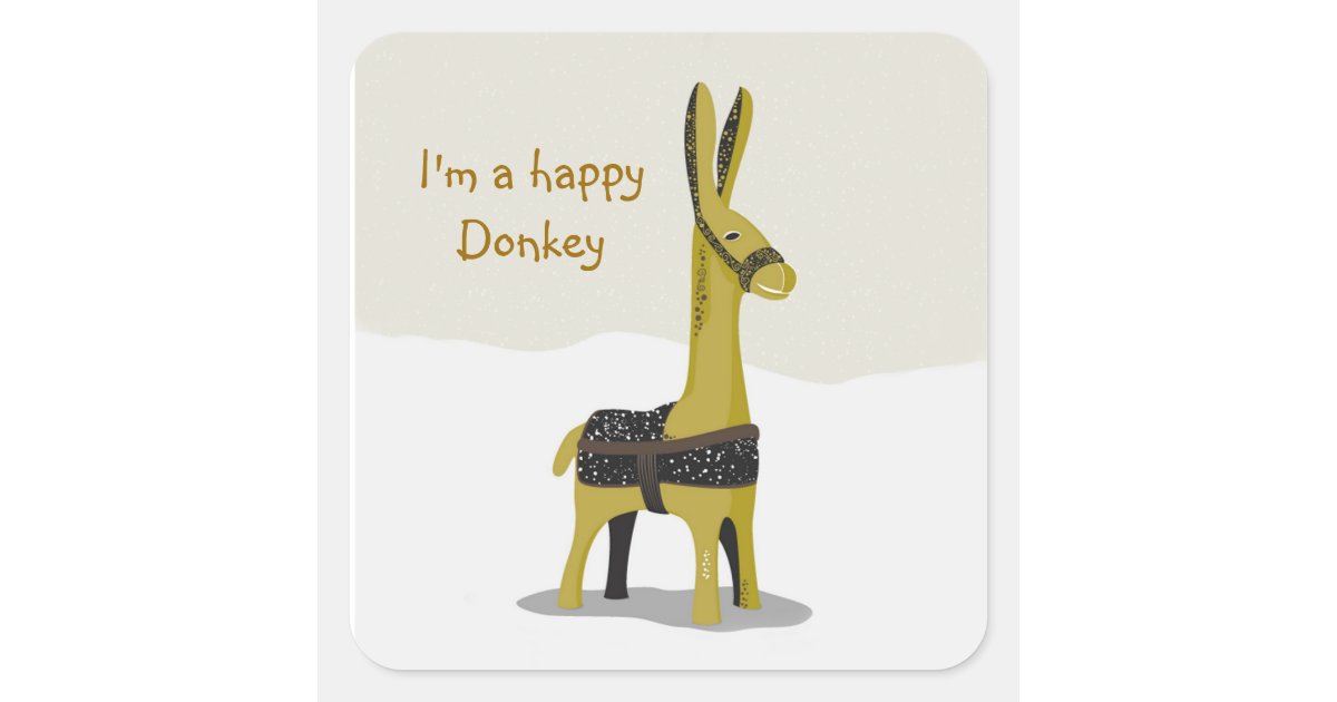 Animal funny donkey Sticker | Zazzle