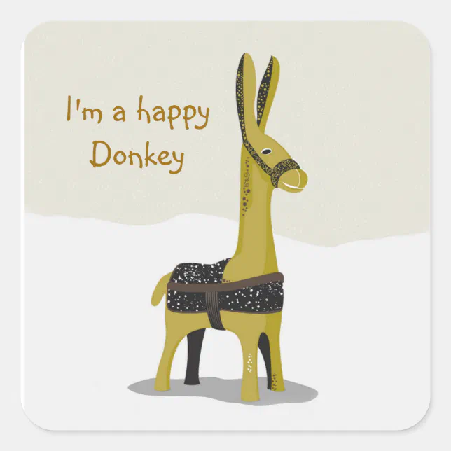 Animal funny donkey Sticker | Zazzle
