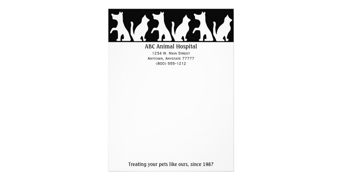 Animal Hospital Letterhead | Zazzle