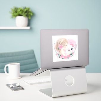 Animal Love Sticker | Zazzle