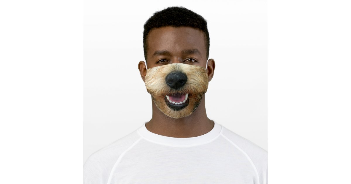 Animal Nose Mask Terrier Dog | Zazzle