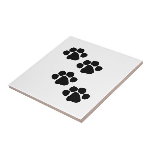 Animal Paw Prints Tile | Zazzle