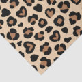 Animal Print, Brown Leopard, Cheetah Spots, Hearts Tissue Paper | Zazzle