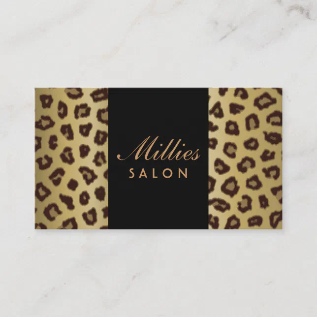 Animal Print Business Card | Zazzle