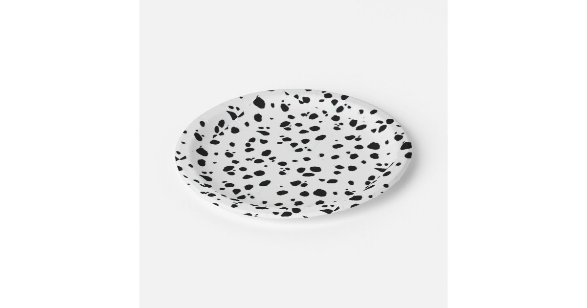 Animal Print Dalmation Paper Plates | Zazzle