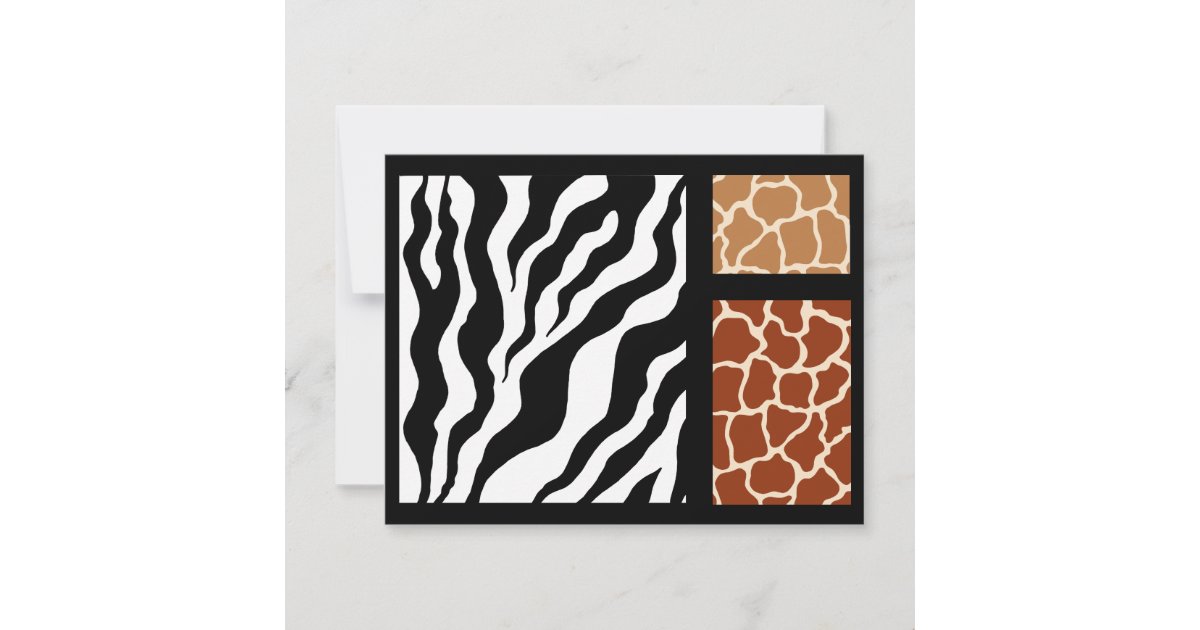Animal Print Invitations | Zazzle