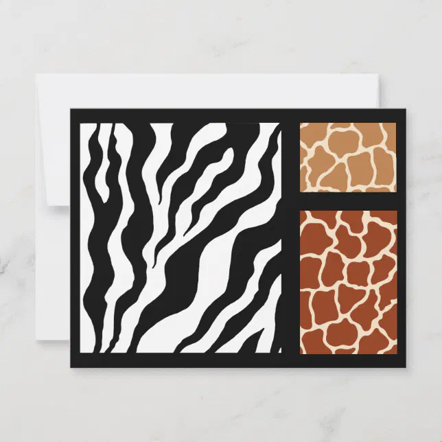 Animal Print Invitations | Zazzle