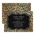 Animal Print Leopard Invitations | Zazzle