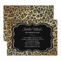 Animal Print Leopard Invitations | Zazzle
