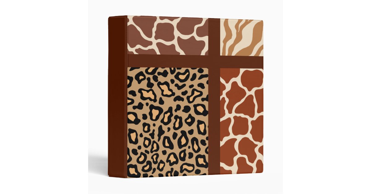 Animal Print Scrapbook Binder | Zazzle