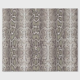 Animal Print SNAKE SKIN Wrapping Paper | Zazzle