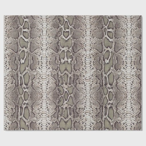 Animal Print SNAKE SKIN Wrapping Paper | Zazzle
