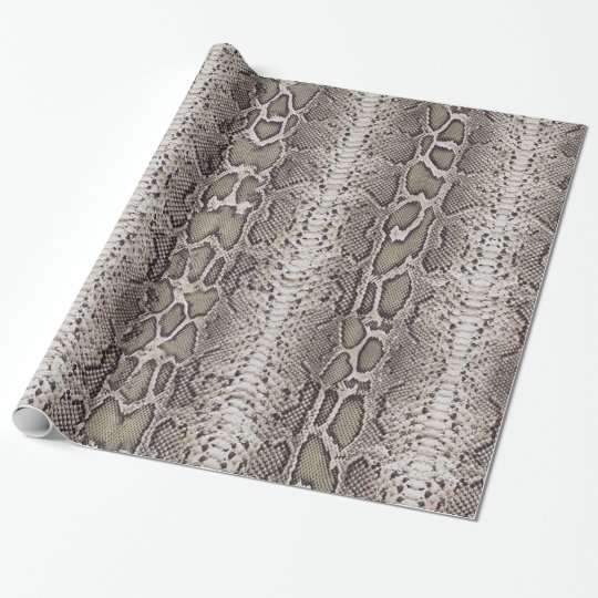 Animal Print SNAKE SKIN Wrapping Paper | Zazzle.com