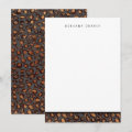 Animal Print Stationery Note Cards | Zazzle