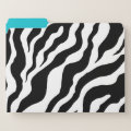 Animal Print Teacher School Office File Folders | Zazzle