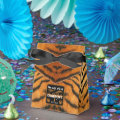Animal Print Tiger Birthday Favor Box | Zazzle