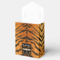 Animal Print Tiger Birthday Favor Box | Zazzle