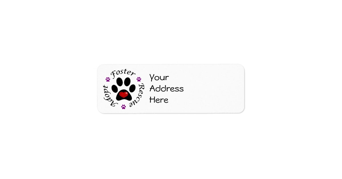 Animal Rescue Address Labels | Zazzle