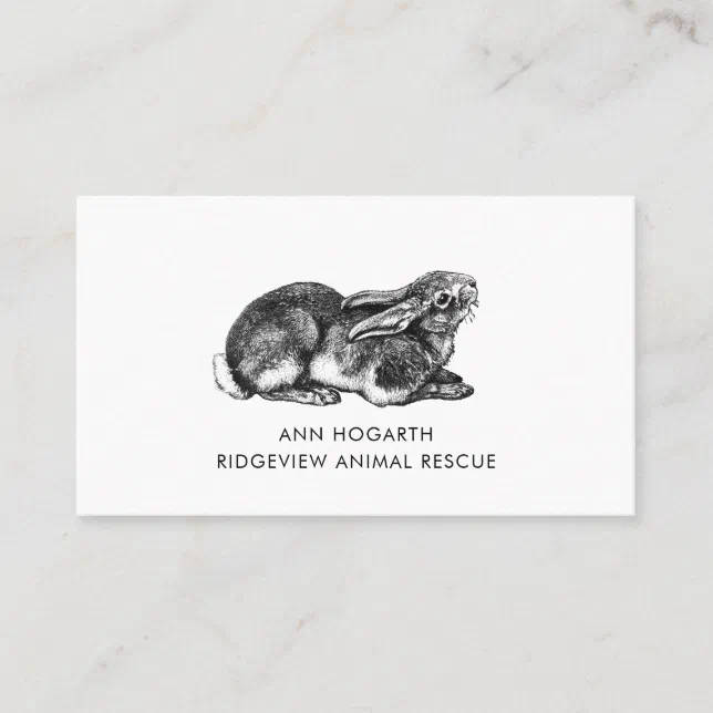 Animal Rescue And Rehabilitation Business Card | Zazzle