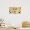 Animal Rights Poem and Bald Eagles Literary Poster | Zazzle