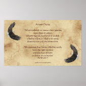 Animal Rights Poem & Bald Eagles Literary Poster | Zazzle