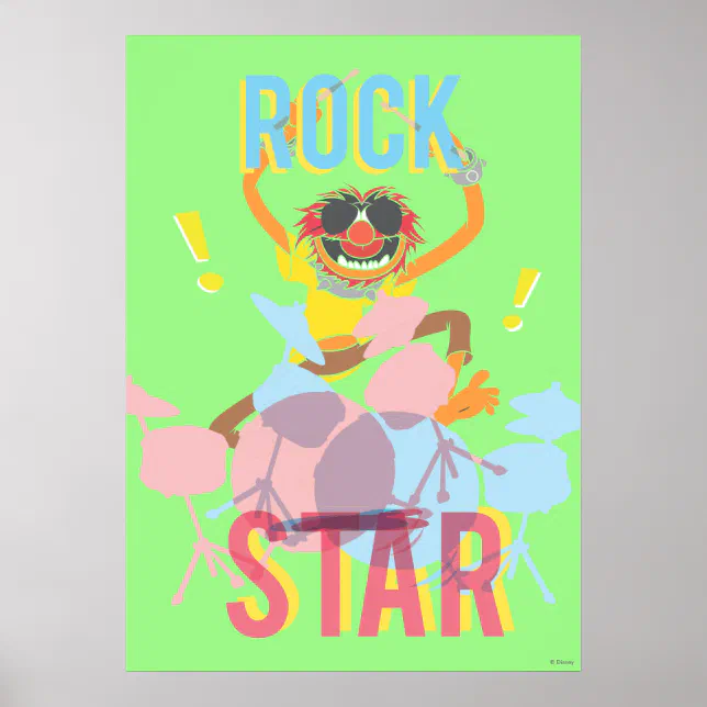 Animal - Rock Star Poster | Zazzle